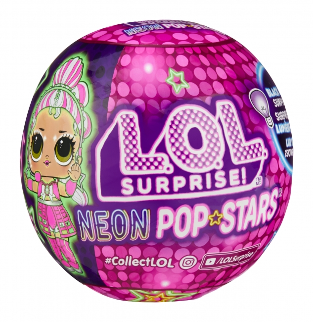 L.O.L. SURPRISE NEON POP STARS Lelė | XS Žaislai | XS Žaislai