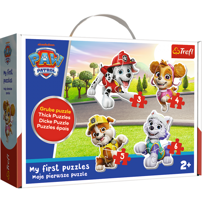 TREFL PAW PATROL Klasikinė mažylių dėlionė „Šunyčiai-patruli | XS Žaislai
