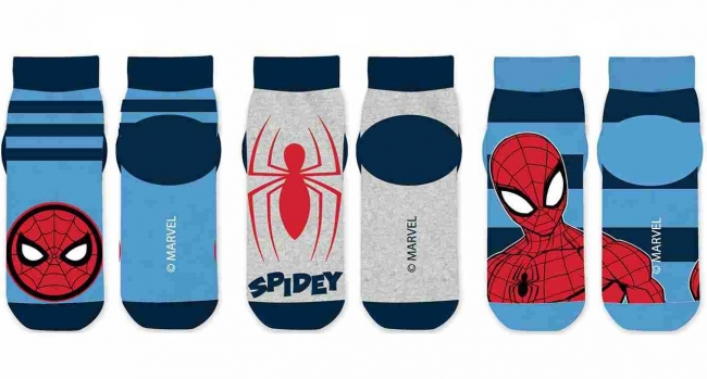 SPIDER-MAN Sneaker Sock, Light blue | XS Žaislai | XS Žaislai