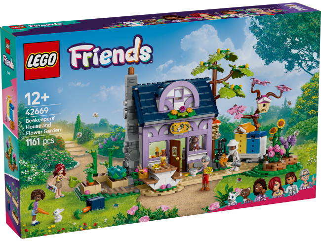LEGO Friends Bitininko namas ir gėlių sodas 42 | XS Žaislai