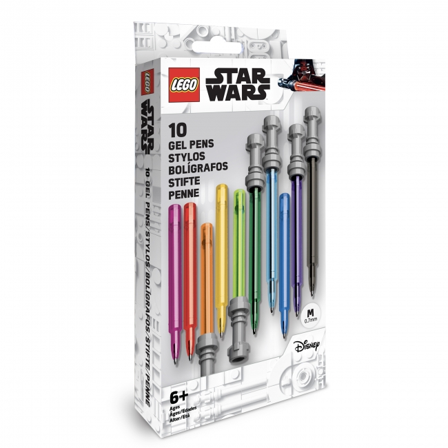 LEGO STAR WARS Geliniai rašikliai, 10 v | XS Žaislai