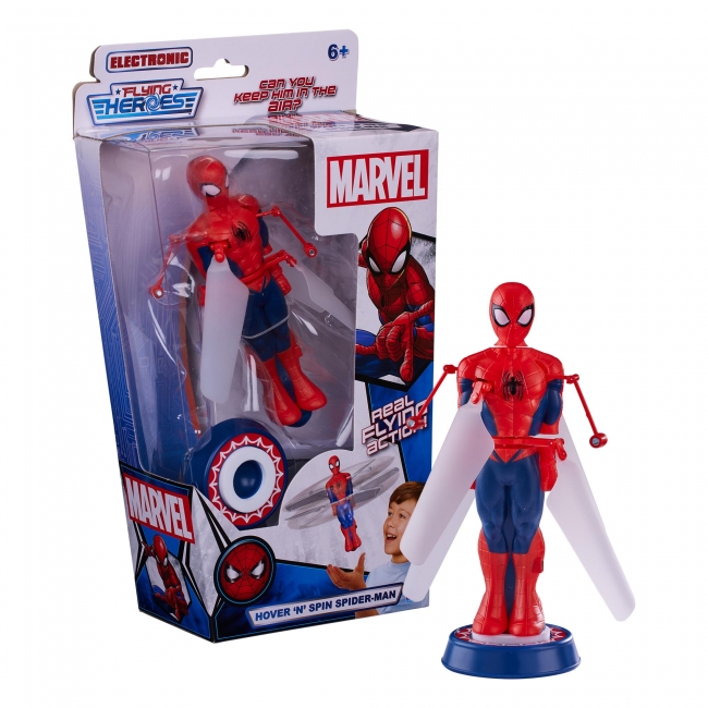 FLYING HEROES Skraidanti figūra „Hover and Spin - Spider-M | XS Žaislai