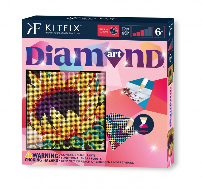 KITFIX DIY Deimančiukų menas „Saulėgrą | XS Žaislai