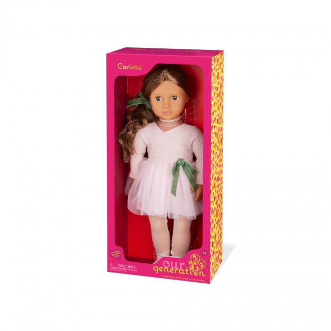OUR GENERATION Lėlė balerina CARLOTA, 45 | XS Žaislai